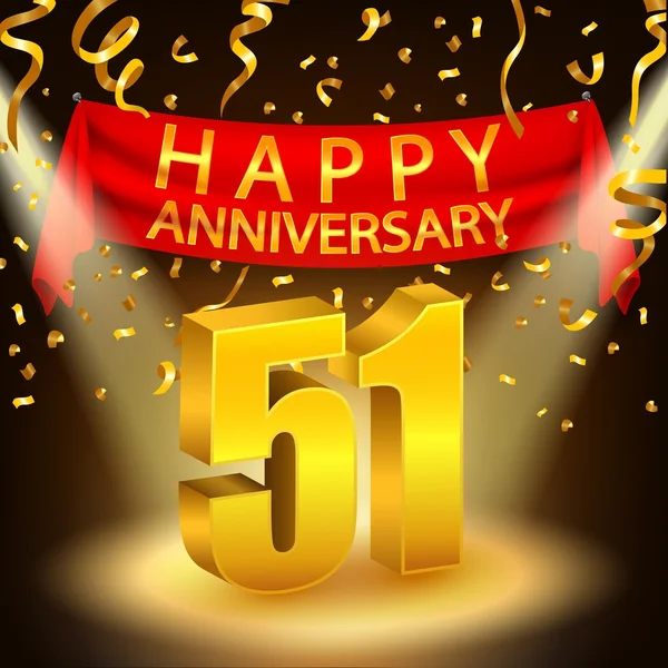 68 Happy 51st anniversary Vector Images | Depositphotos