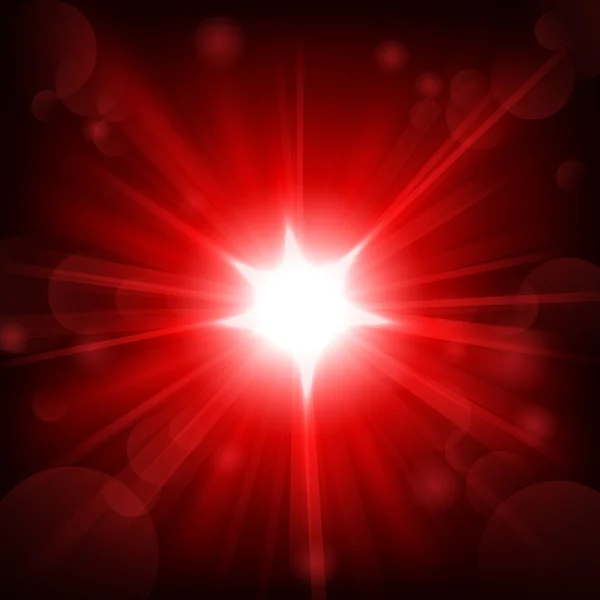 Red shine with lens flare background Stock Vector Image by ...