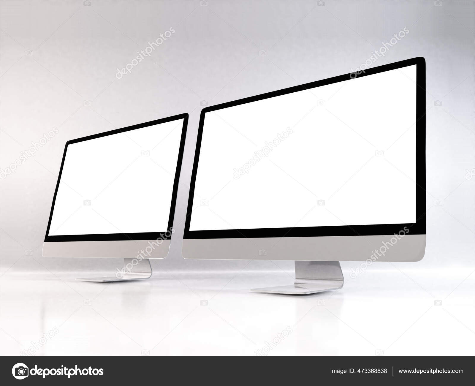 Realistic Personal Computer Illustration Mockup Scene Isolated ... Realistic Personal Computer Illustration Mockup Scene Isolated ...