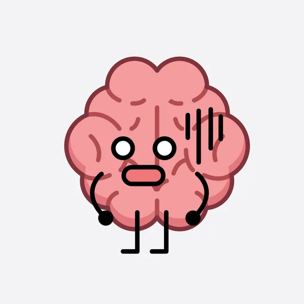 Sad Brain Clipart Image
