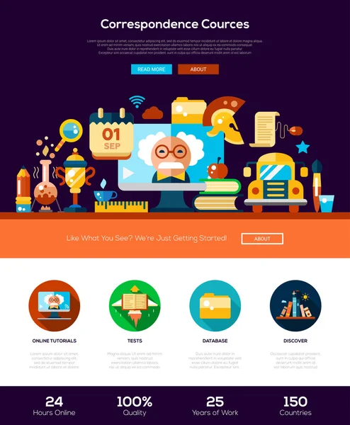 Set of modern flat design business banners, headers with icons and infographics elements ...