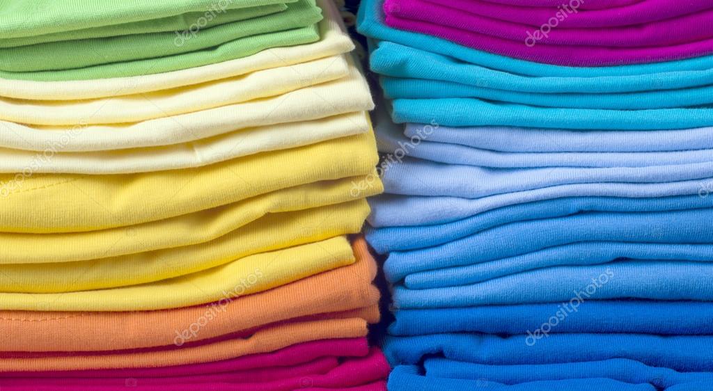 Folded Pile Of Clothes