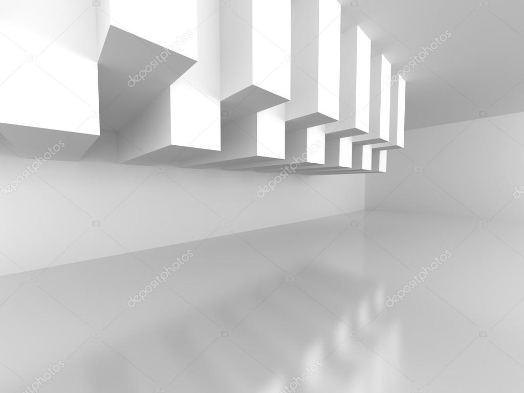 Abstract Modern Empty Room Interior — Stock Photo © VERSUSstudio #109895348