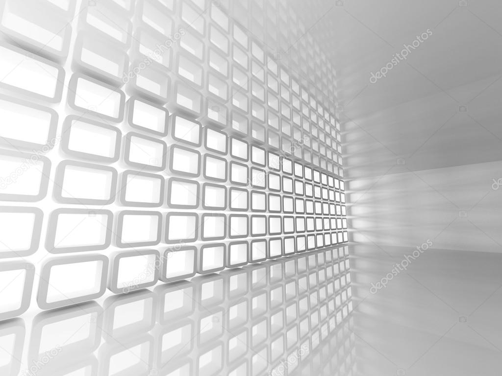 Futuristic Background White