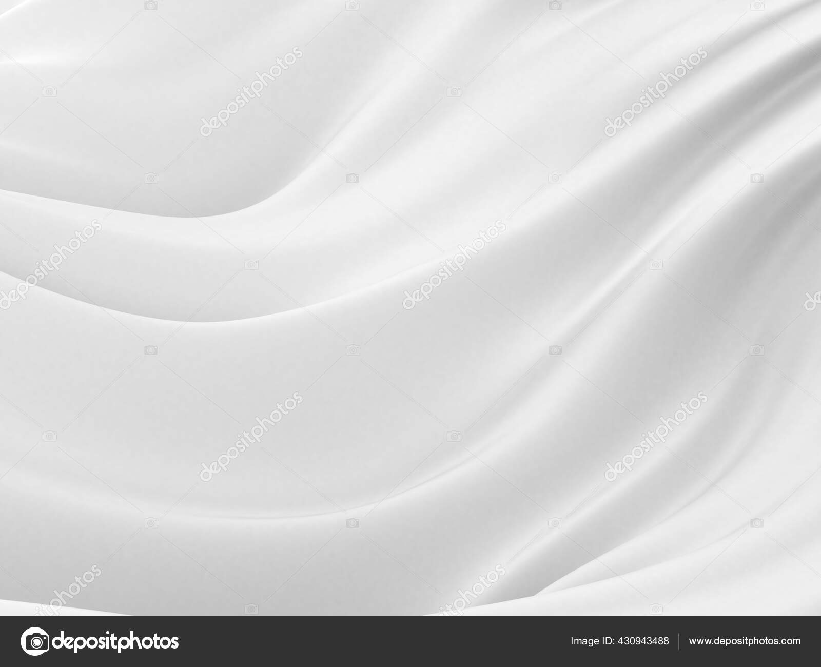 White Abstract Liquid Wavy Background Render Illustration — Stock Photo ...
