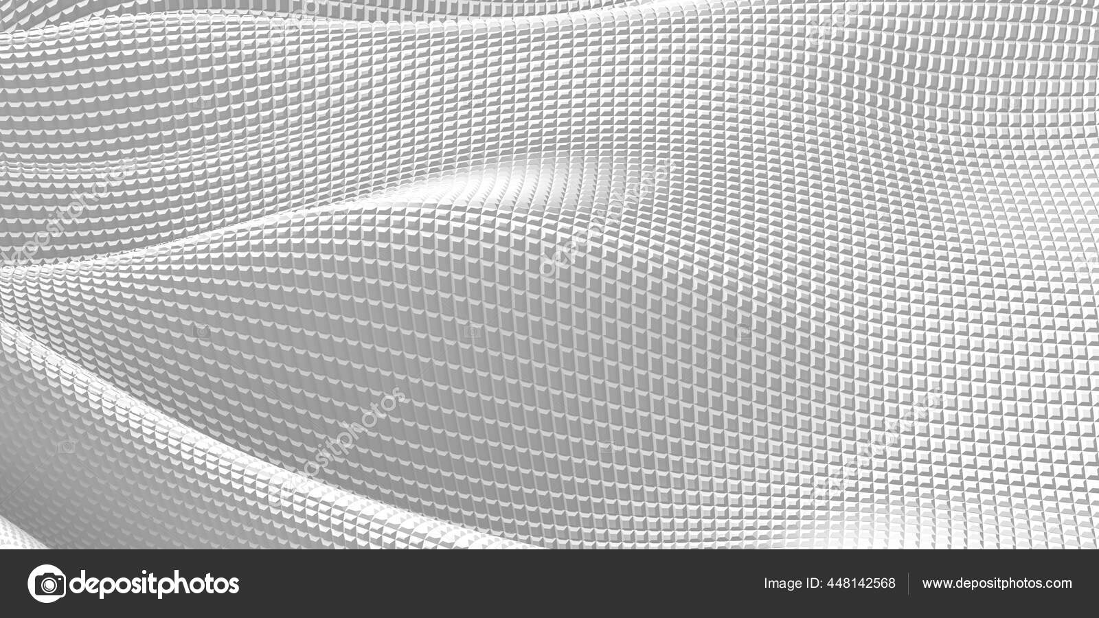 White Abstract Liquid Wavy Background Render Illustration — Stock Photo ...