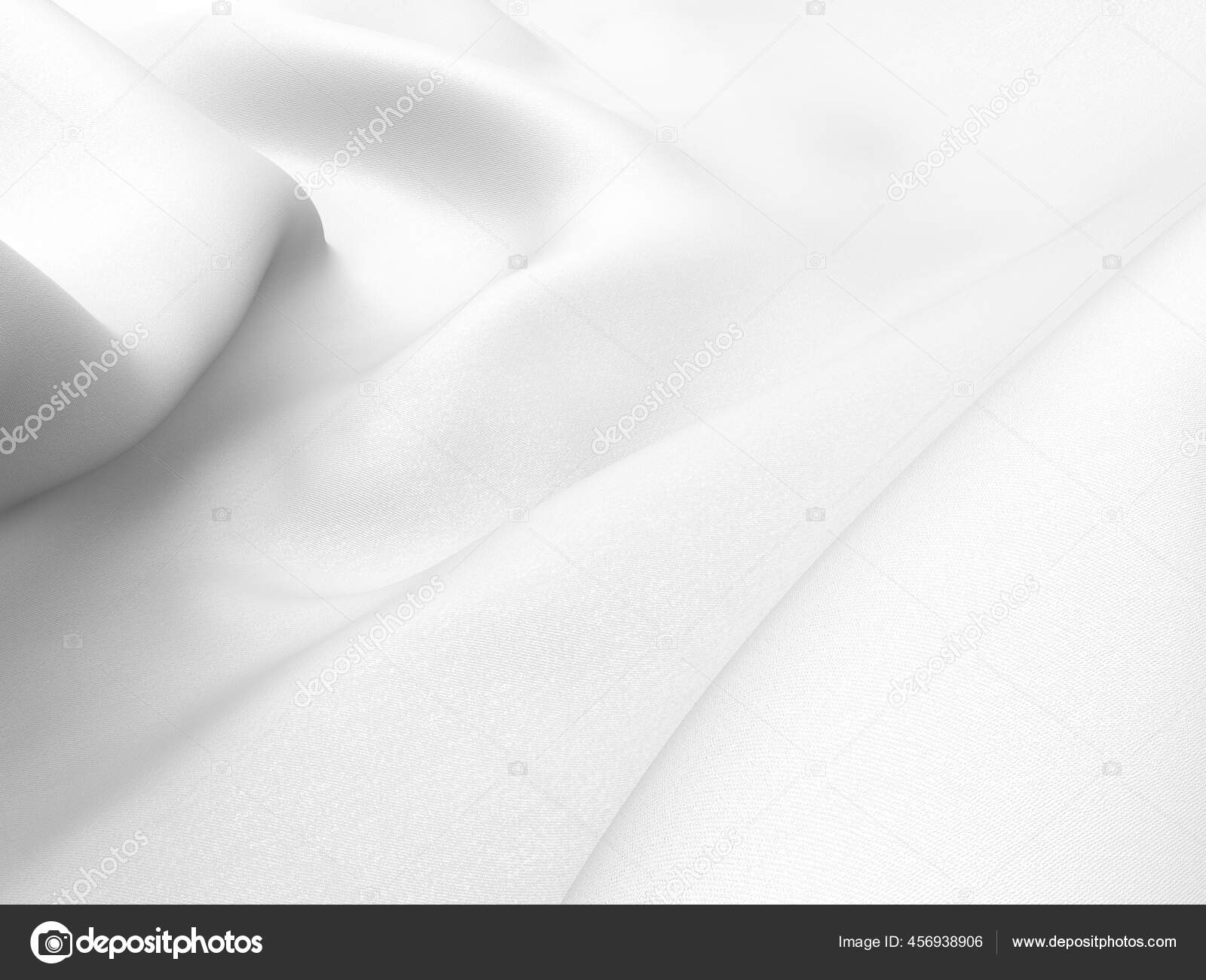 Abstract White Fabric Texture Background Render Illustration — Stock Photo © VERSUSstudio #456938906
