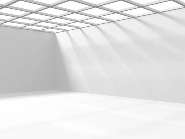 Illuminated Room Interior Design Modern Architecture Concept Background ...