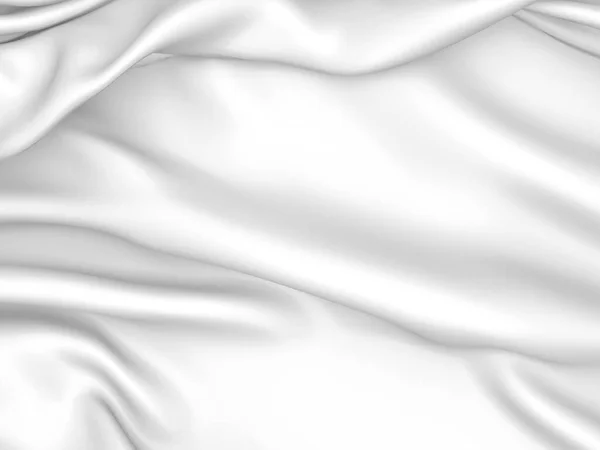 White Fabric Texture Background Luxury Cloth Background Render Illustration — Stock Photo ...