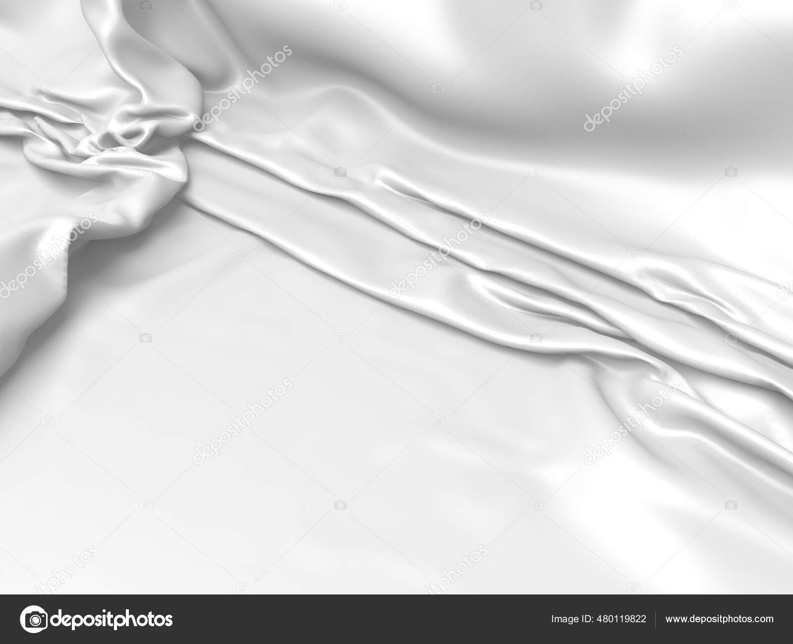 Abstract White Fabric Texture Background Render Illustration — Stock Photo © VERSUSstudio #480119822
