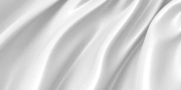 White Fabric Texture Background Luxury Cloth Background Render Illustration — Stock Photo ...