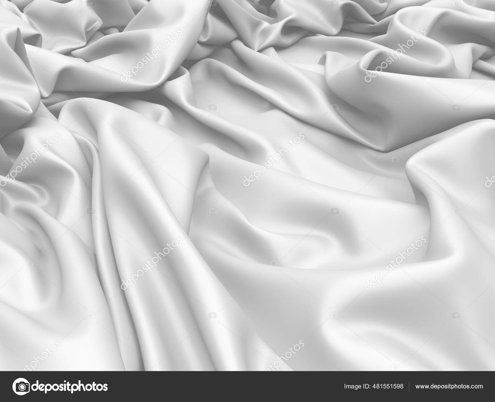 Abstract White Fabric Texture Background Render Illustration — Stock Photo © VERSUSstudio #481551598