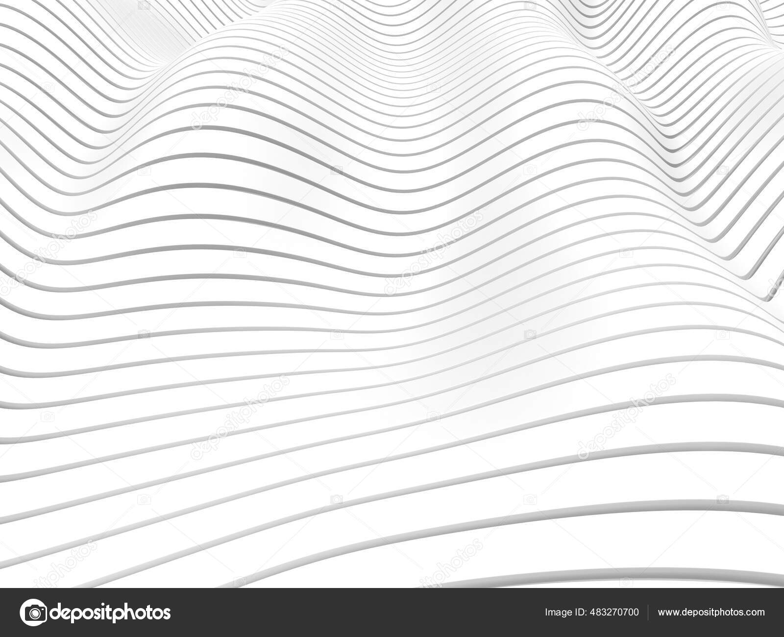 White Abstract Liquid Wavy Background Render Illustration — Stock Photo ...
