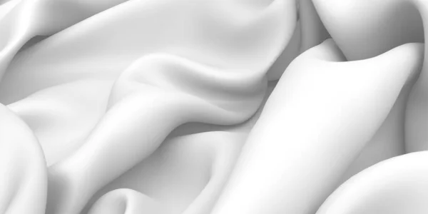 Abstract White Fabric Texture Background Render Illustration — Stock Photo © VERSUSstudio #480119822