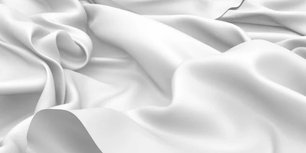 Abstract White Fabric Texture Background Render Illustration — Stock Photo © VERSUSstudio #480119822