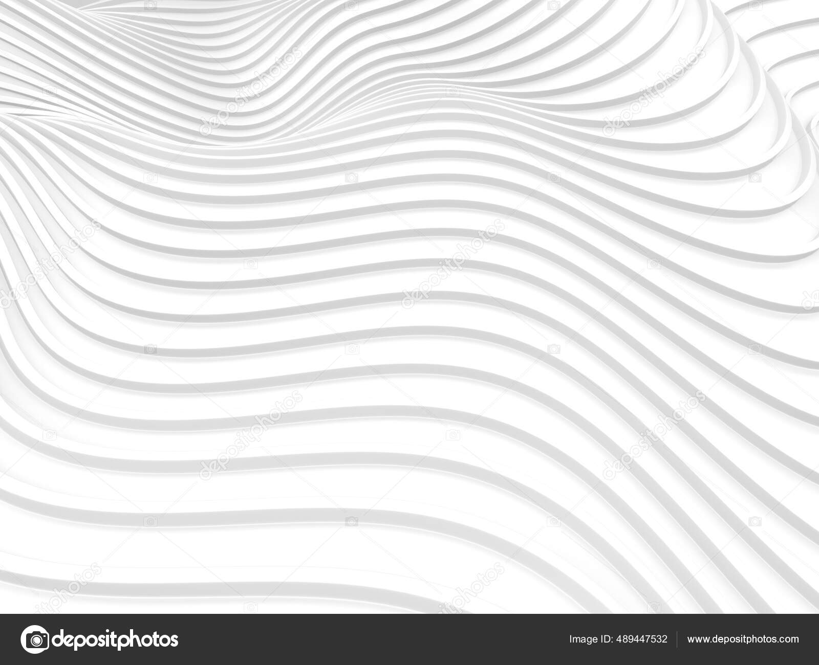White Abstract Liquid Wavy Background Render Illustration — Stock Photo ...