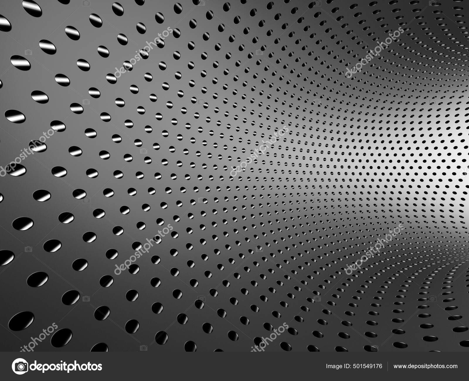 Silver Dots Background