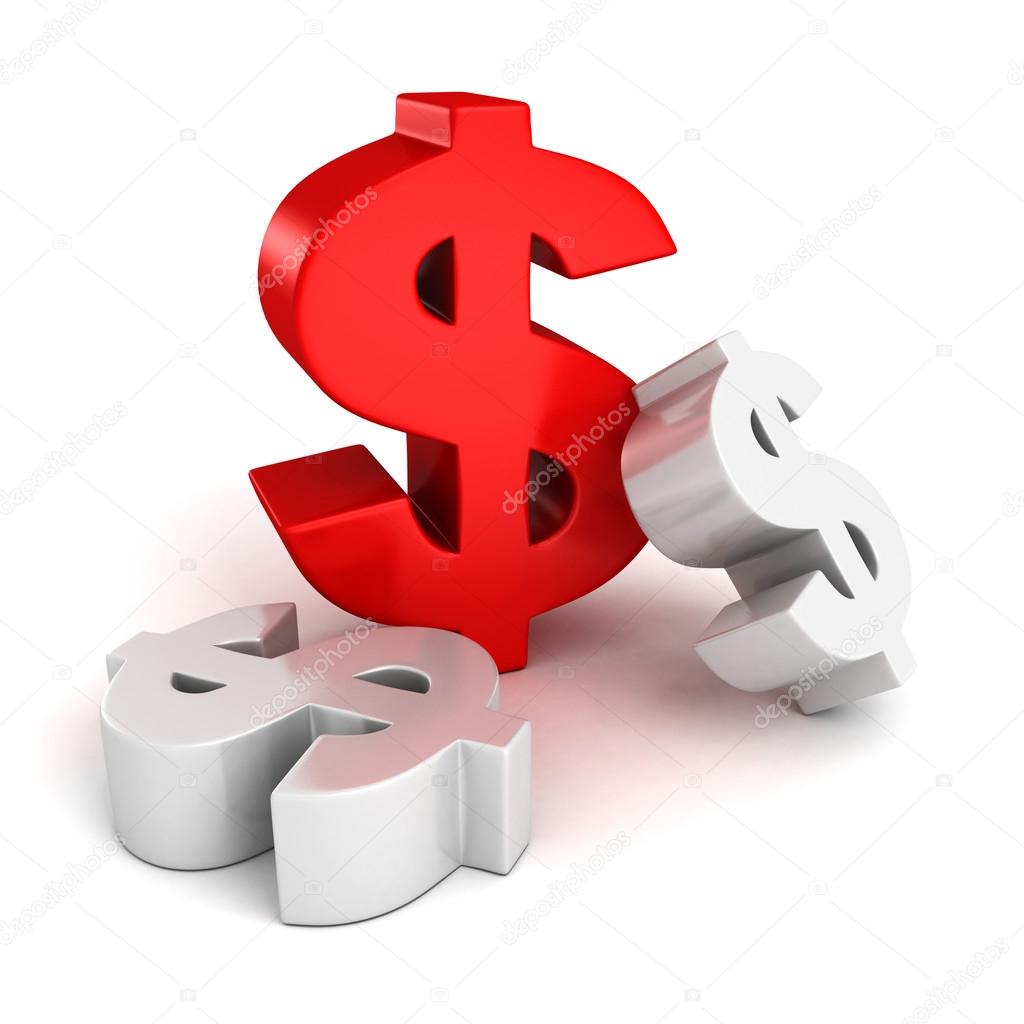 Big red dollar currency symbol Stock Illustration by ©VERSUSstudio ...
