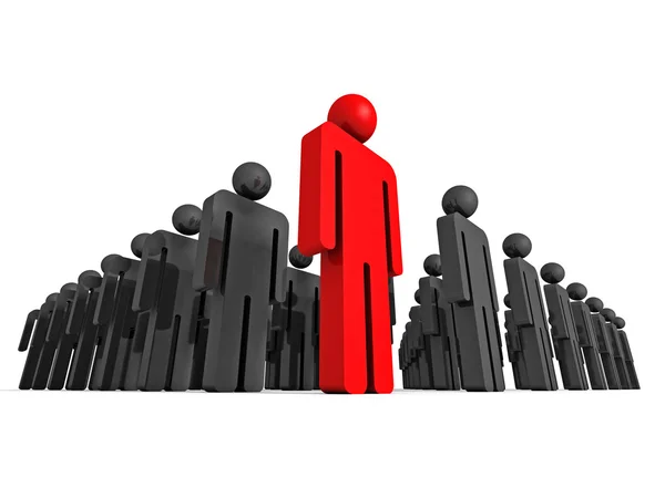 3d leader man icon — Stock Photo © VERSUSstudio #54413337