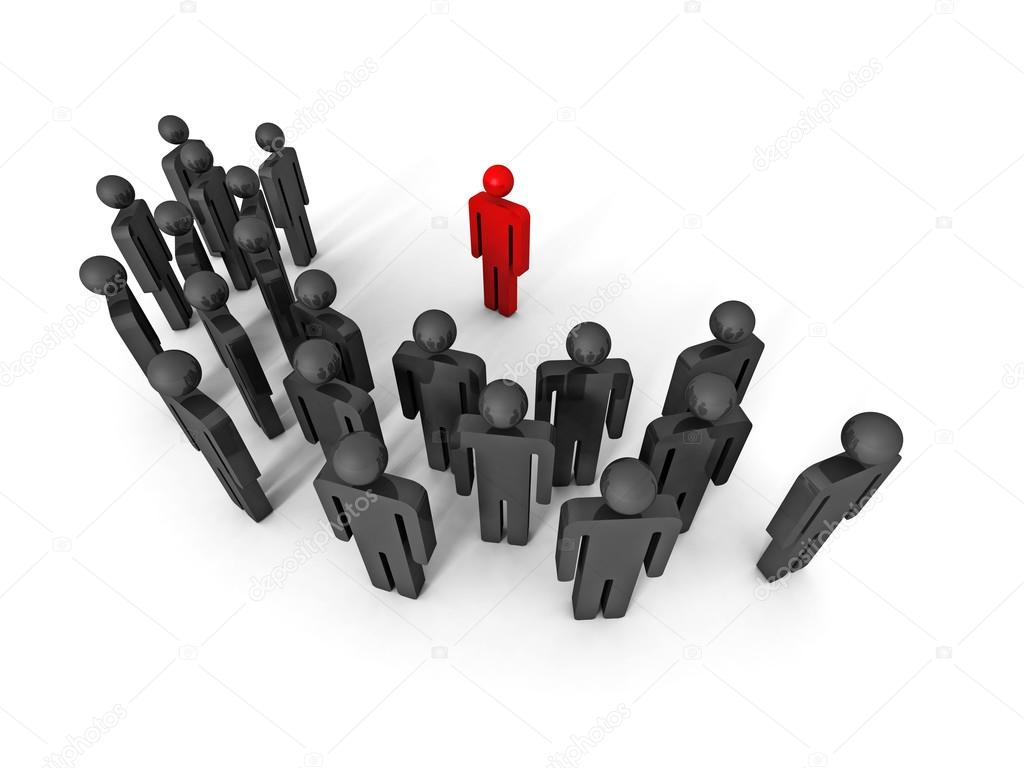 3d leader man icon — Stock Photo © VERSUSstudio #54413337