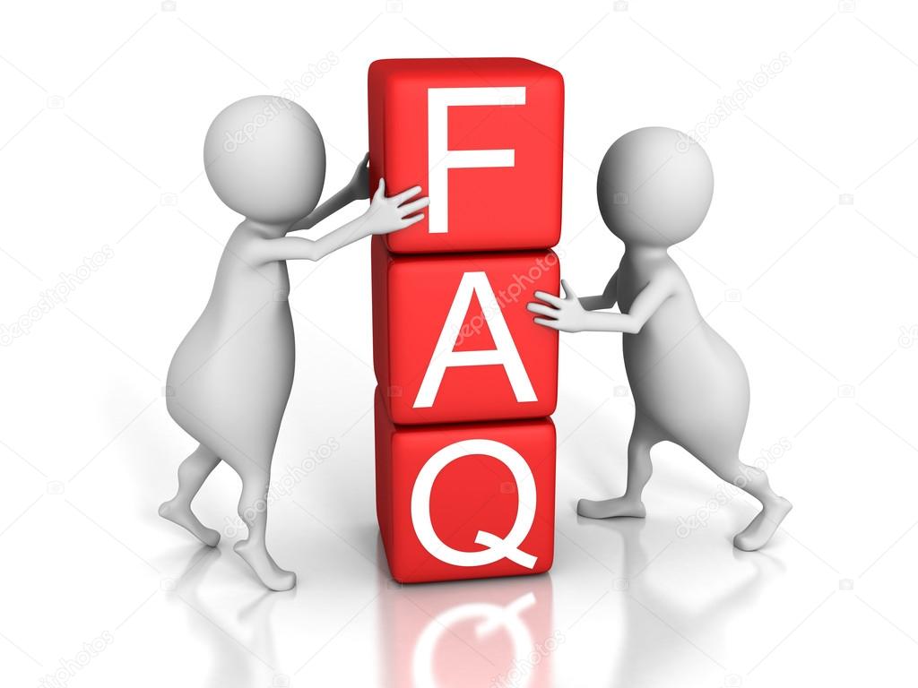 White 3d People With FAQ Word Stock Photo by ©VERSUSstudio 92712232