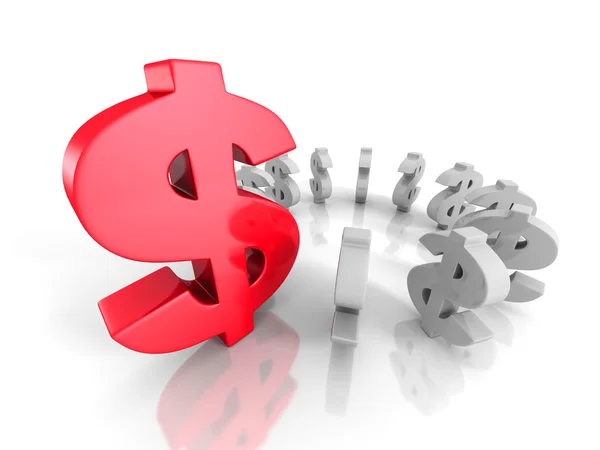 Big red curved dollar sign Stock Photo by ©VERSUSstudio 46327527