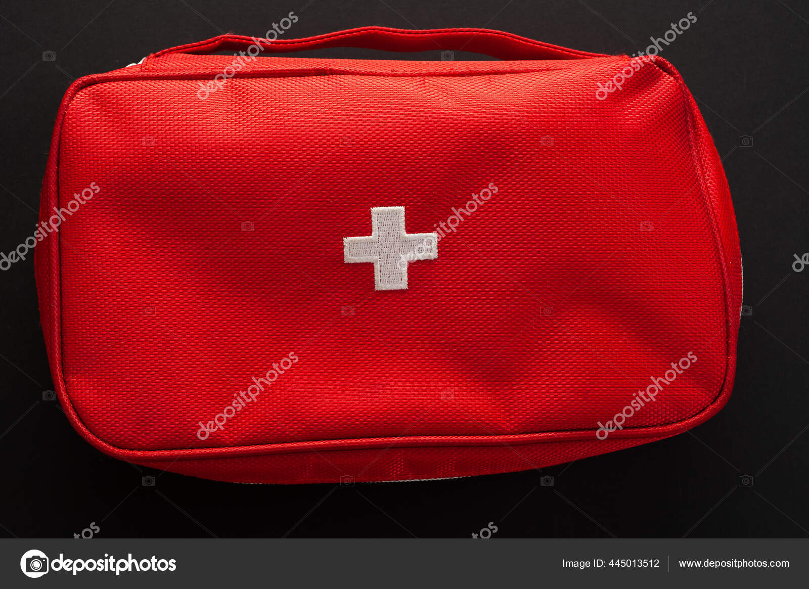 First Aid Kit Black Background Close Stock Photo by ©nadka93@inbox.ru ...