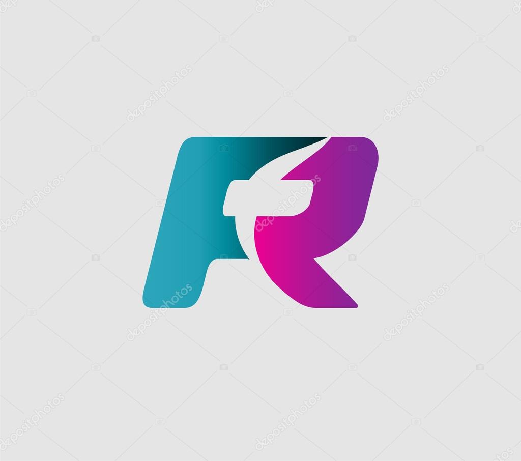 Company with r logo | Logo R Letter company vector design template ...