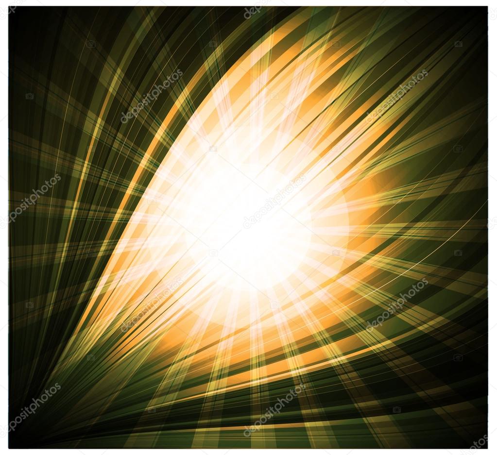 Abstract yellow background Beautiful rays of light Stock Vector Image ...