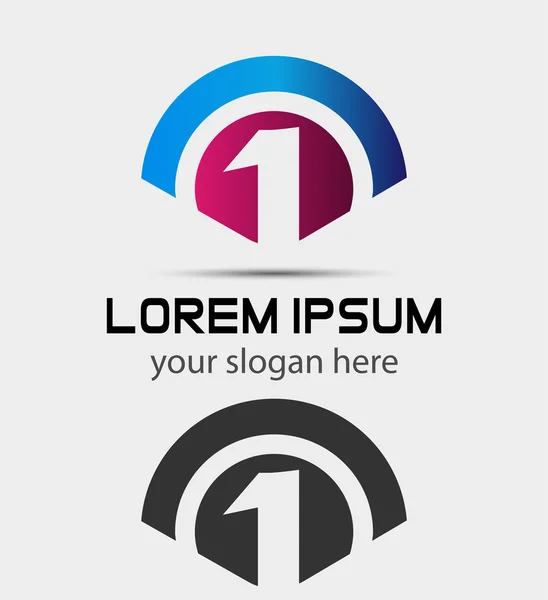 1 logo Vector Art Stock Images | Depositphotos