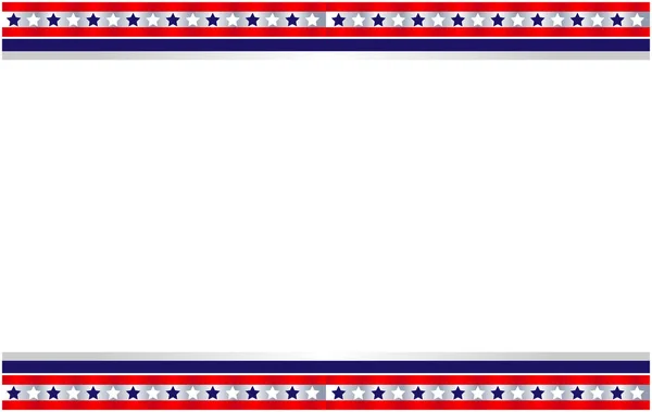 American Flag Symbols Patriotic Border Frame Copy Space Your Text Stock ...