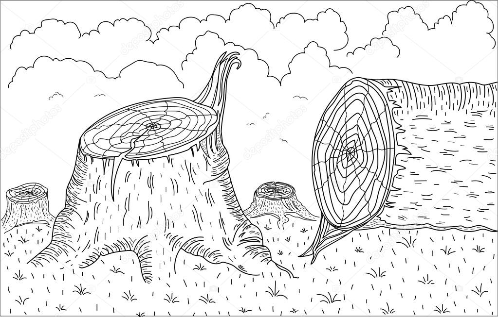 Deforestation Coloring Pages Coloring Pages