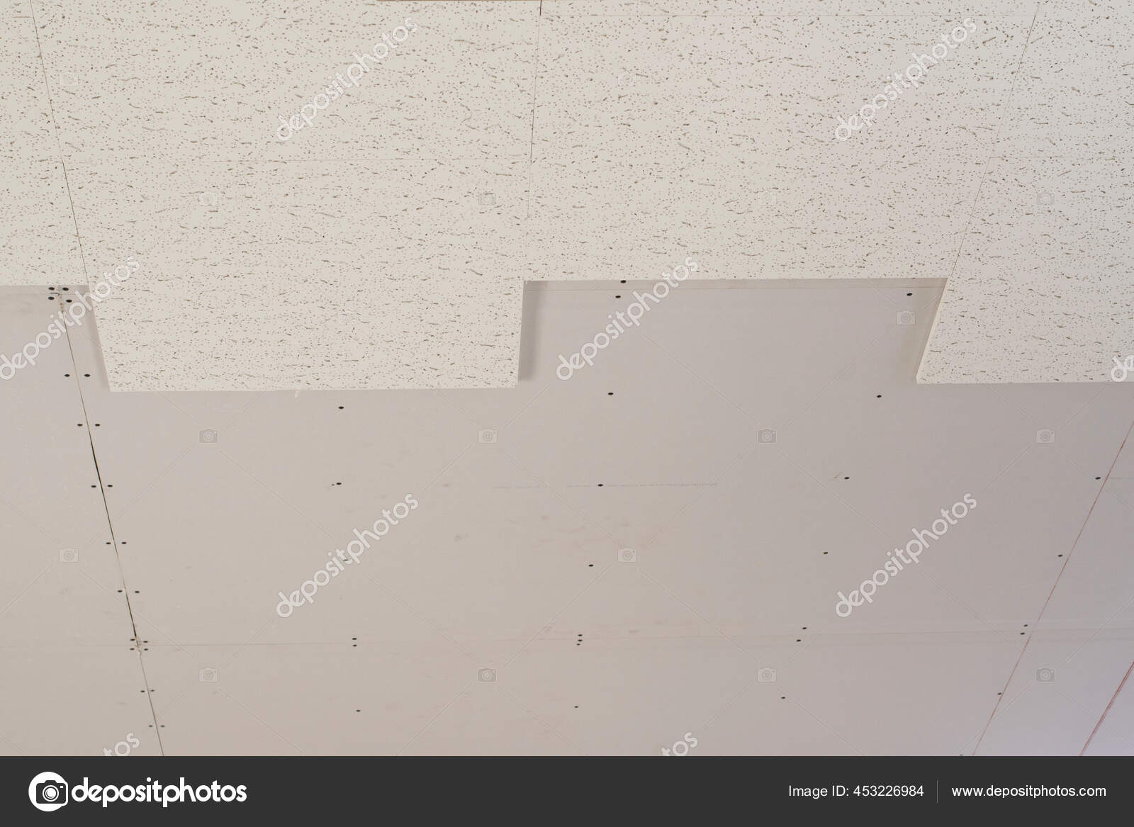 Installation Acoustic Ceiling Board Texture Sound Proof Material Sound ...