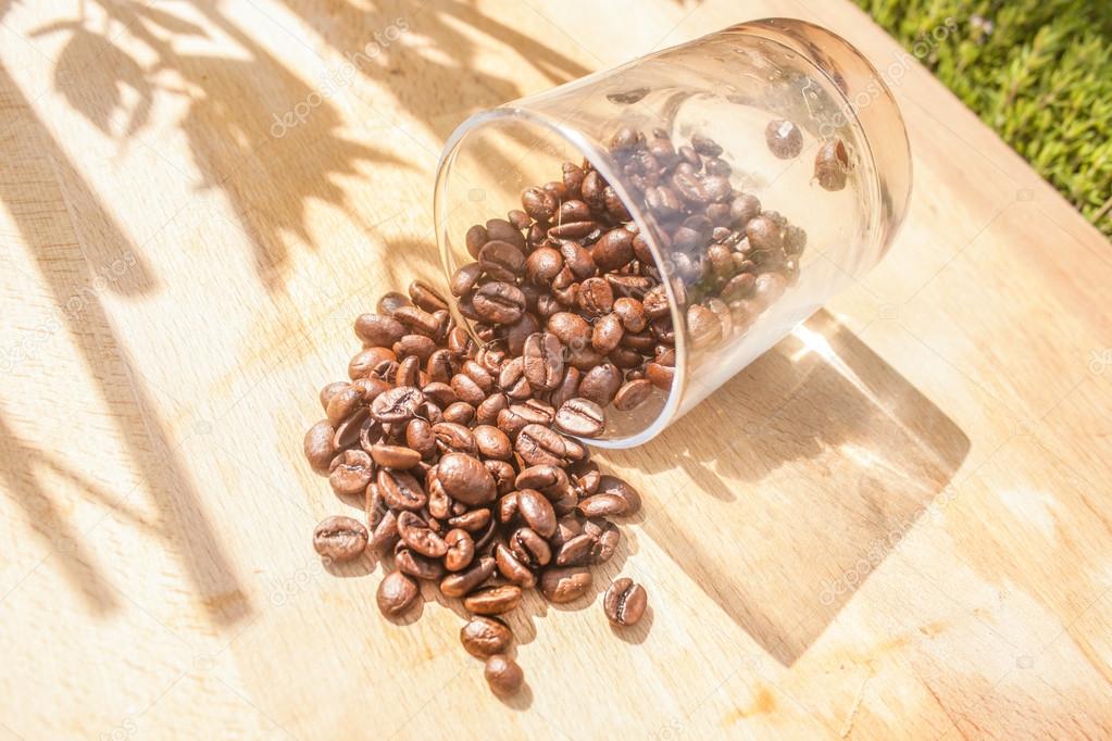 Fallen coffee beans — Stock Photo © dani.ronneberg #71983427