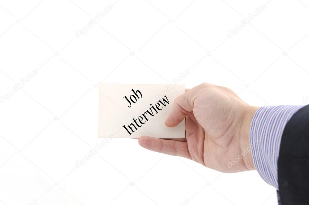Job interview text concept — Stock Photo © Petenceto #115383382