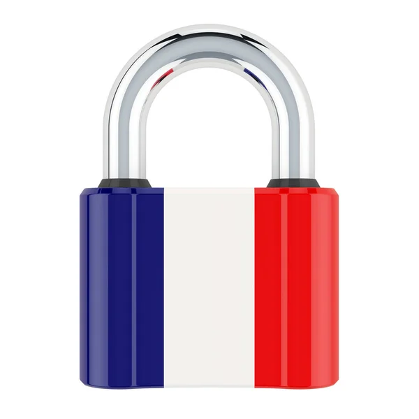 Computer Folder Icon French Flag Rendering Isolated White Background ...
