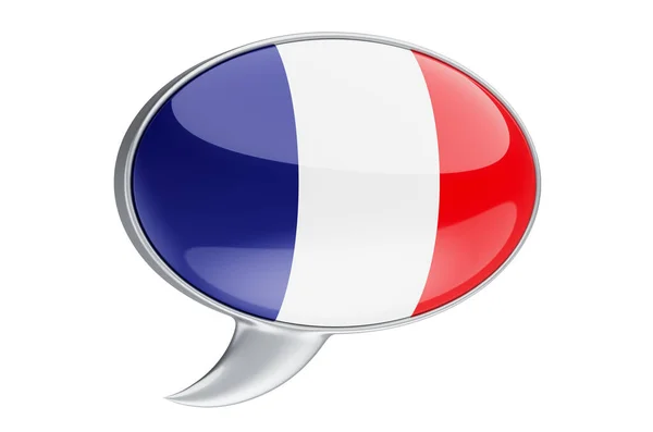 Computer Folder Icon French Flag Rendering Isolated White Background ...