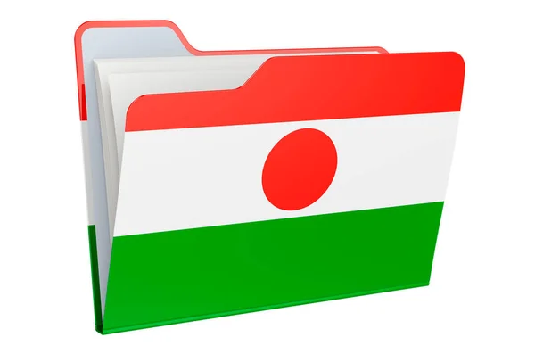 Computer Folder Icon Kazakh Flag Rendering Isolated White Background ...