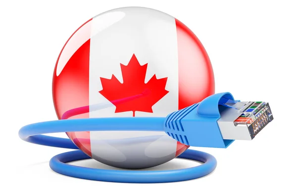 Phone Canadian Flag Communication Services Canada Concept Rendering ...