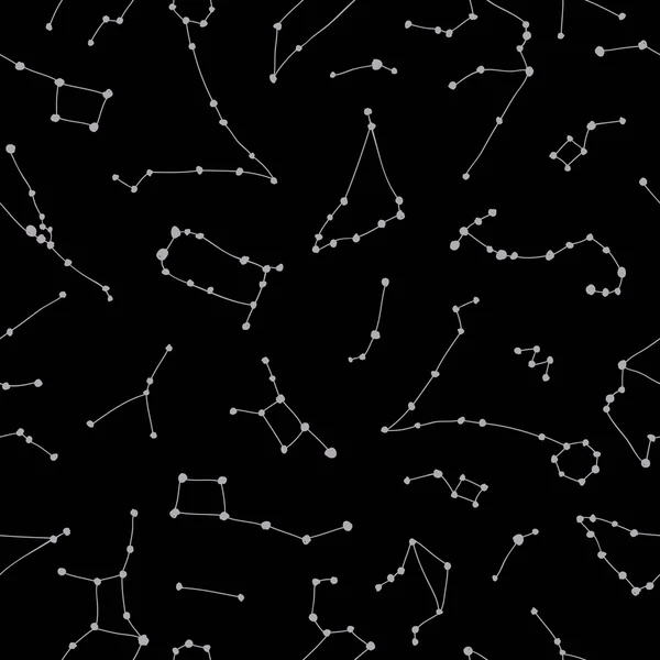 Constellation seamless background — Stock Vector © khvost #1039795