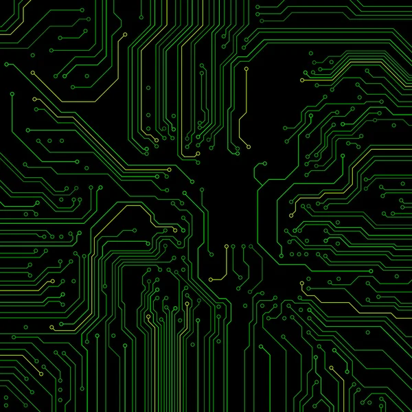 Circuit board background. Vector Stock Vector Image by ©chekat #110310574