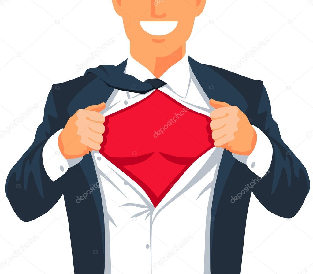 Guy rips his shirt to show his chest Stock Vector Image by ©chekat ...