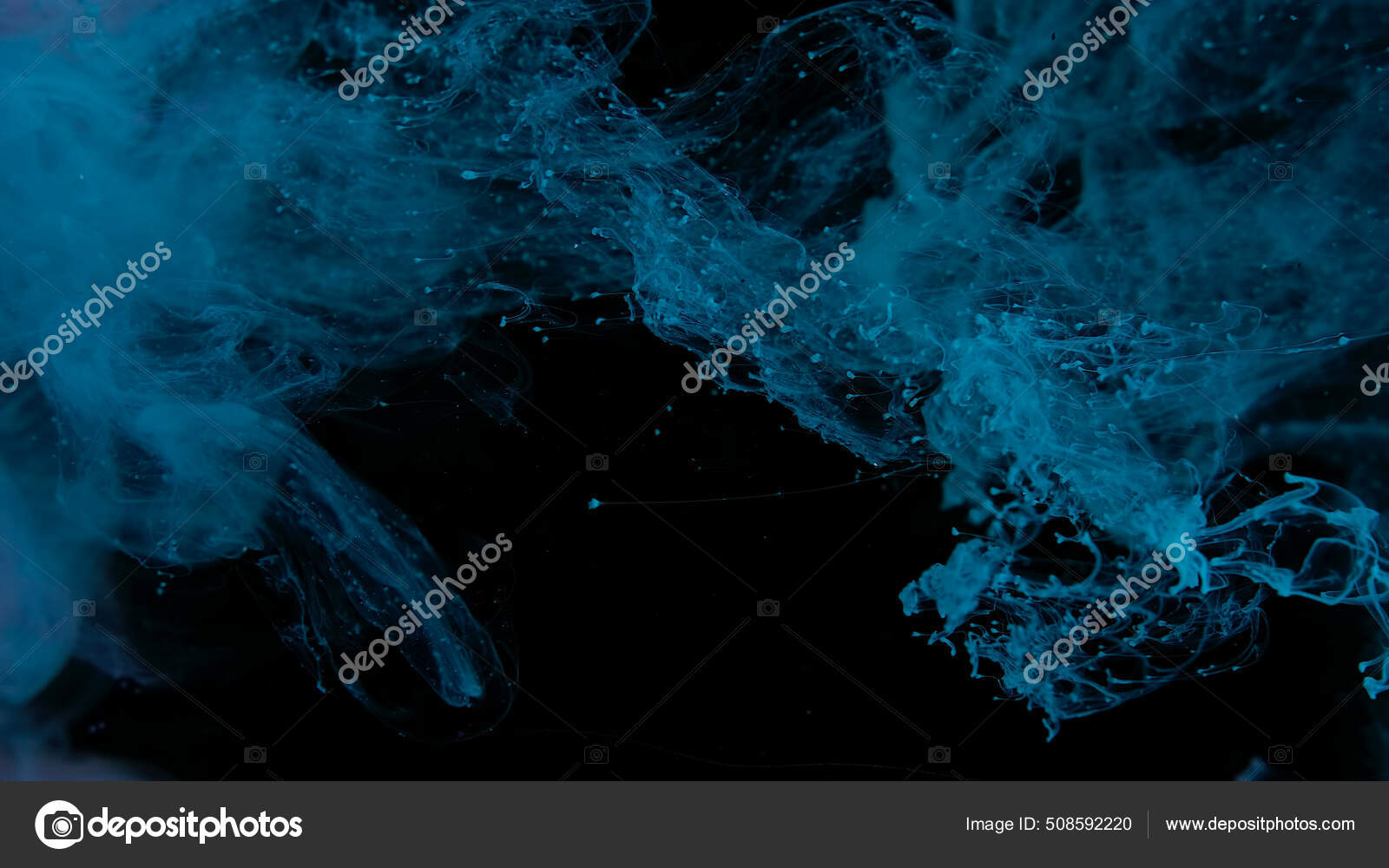 Ink In Water Desktop Background