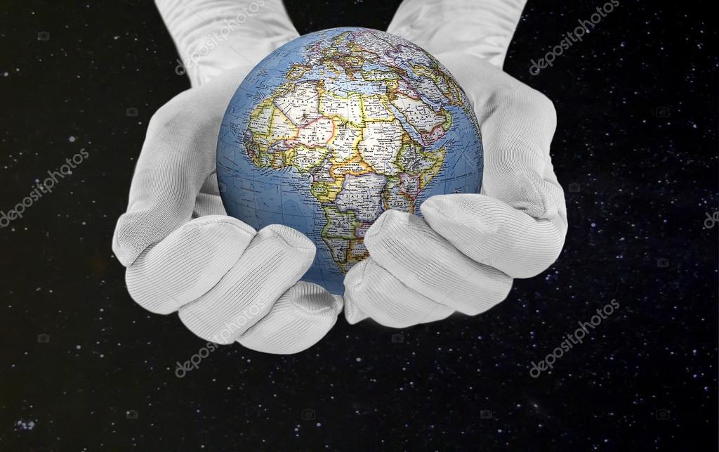 The world in his hands — Stock Photo © mauro1969 #66764805