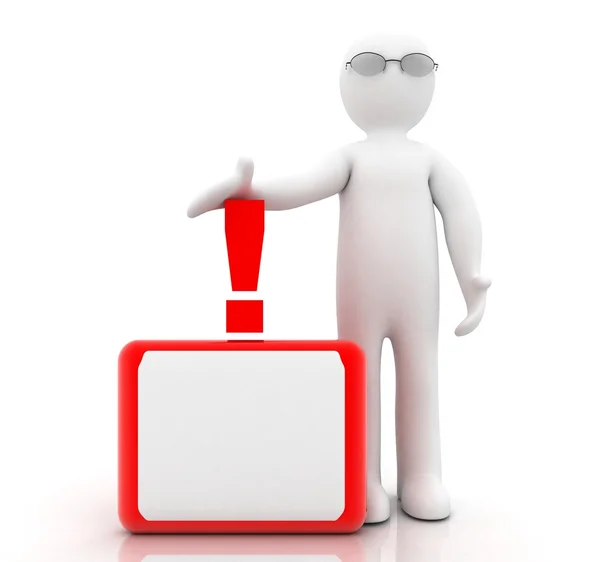 3d small -exclamation mark — Stock Photo © AnatolyM #1624709