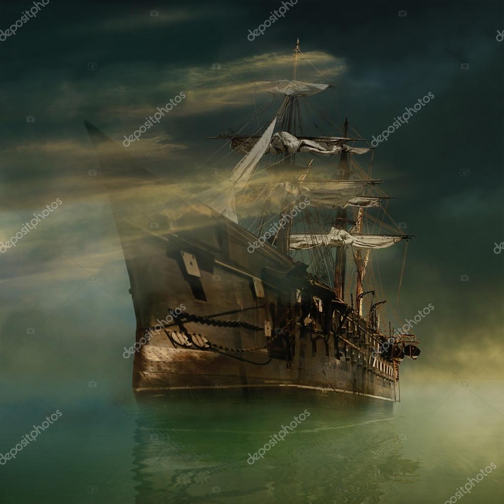 Fantastic ship — Stock Photo © camilabo #73887423