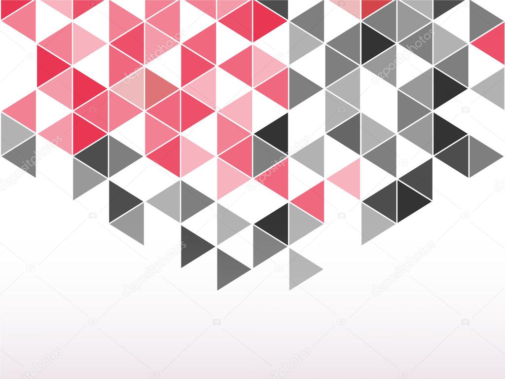 Black and red triangle abstract background Stock Vector Image by ...