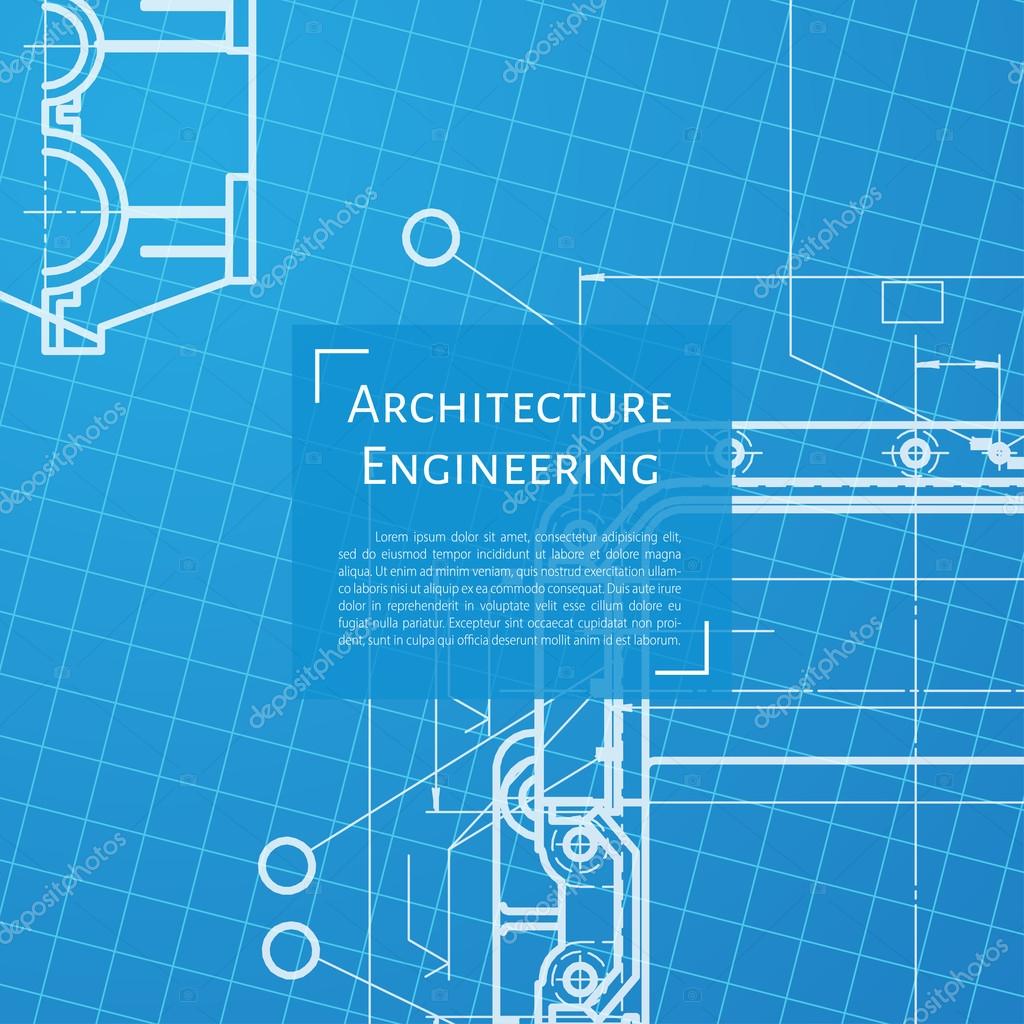 Technical blueprint of mechanism Stock Vector by ©mara_lingstad 112573788