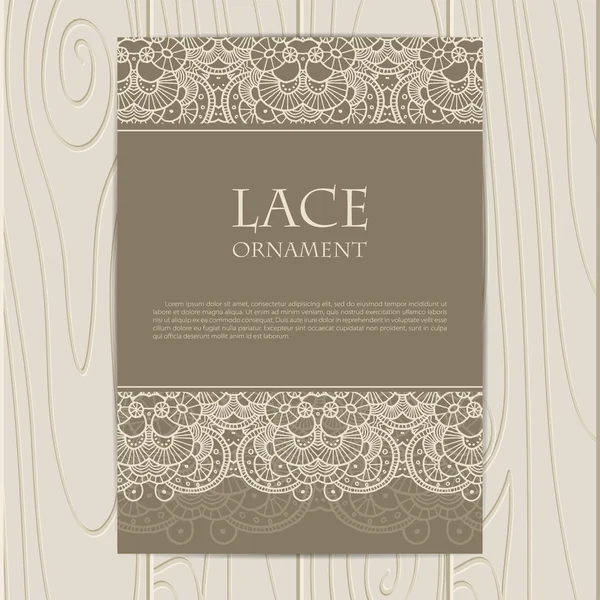 Vector lace ornament background Stock Vector Image by ©mara_lingstad ...