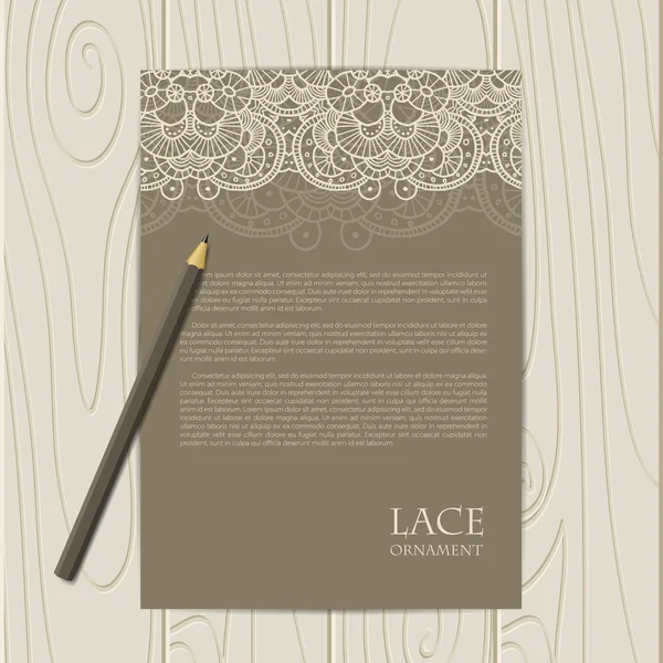 Vector lace ornament background Stock Vector Image by ©mara_lingstad ...